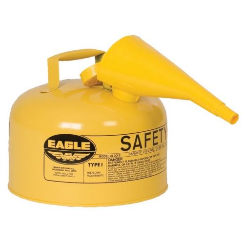 SAFETY CANS GAS OR DIESEL WITH FUNNEL | Industrial Safety, Inc.